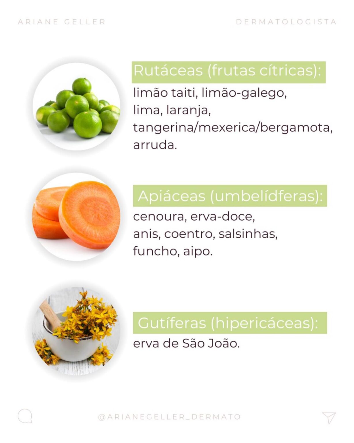 Fitofotodermatite: O que é e como prevenir - Dra. Ariane Geller